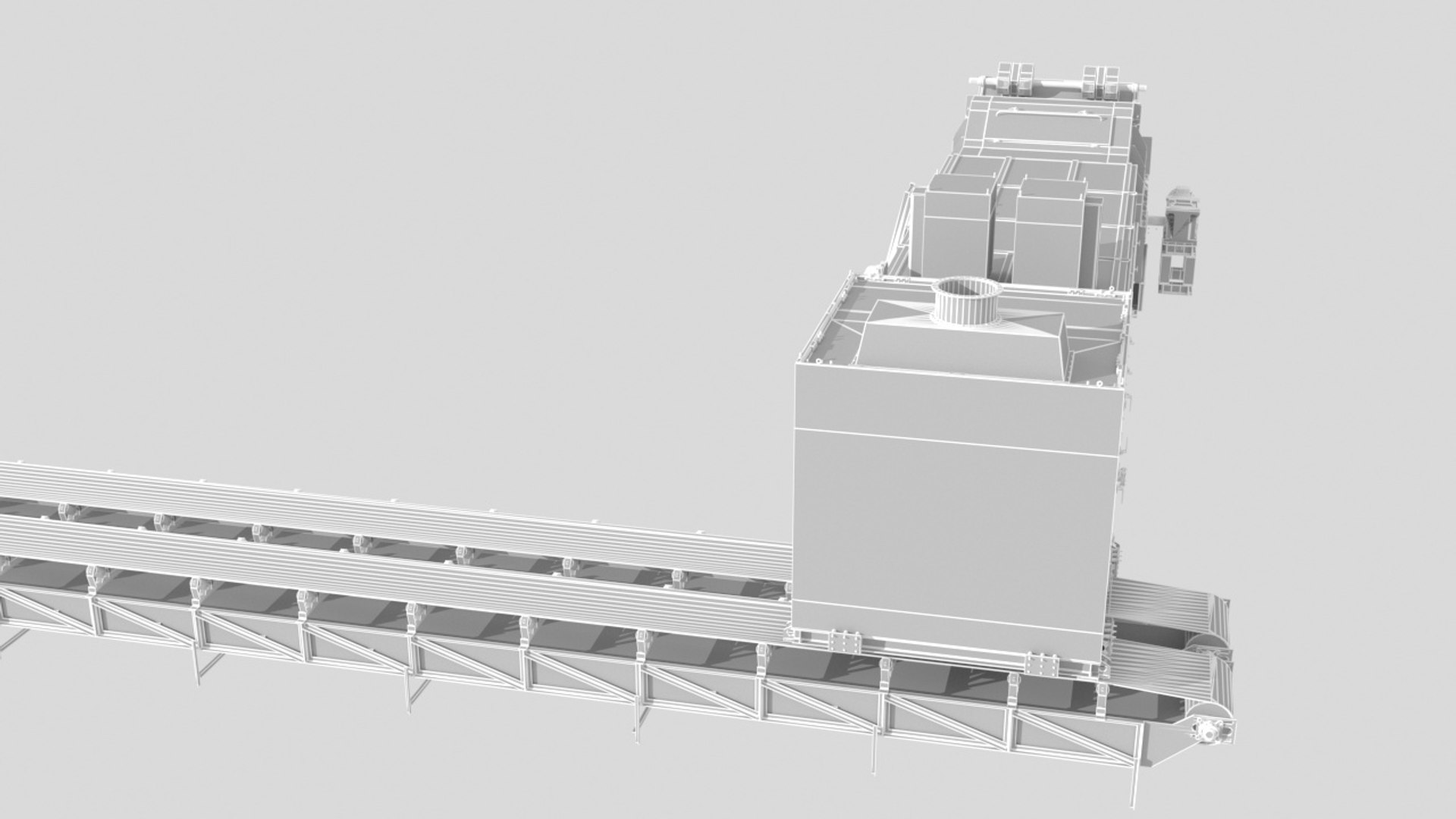 Automatic Sorting And Screening Machine 3D Model - TurboSquid 2085209