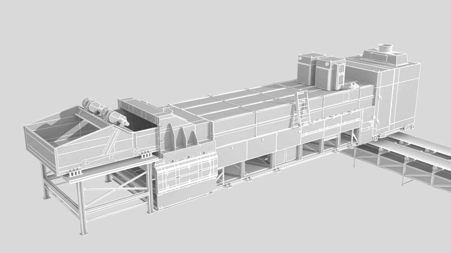 Automatic Sorting And Screening Machine 3D Model - TurboSquid 2085209