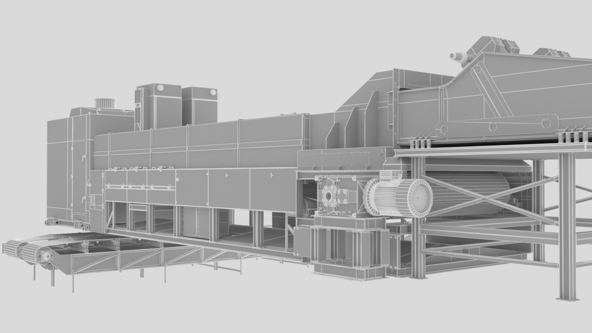 Automatic Sorting and Screening Machine 3D model - TurboSquid 2085209