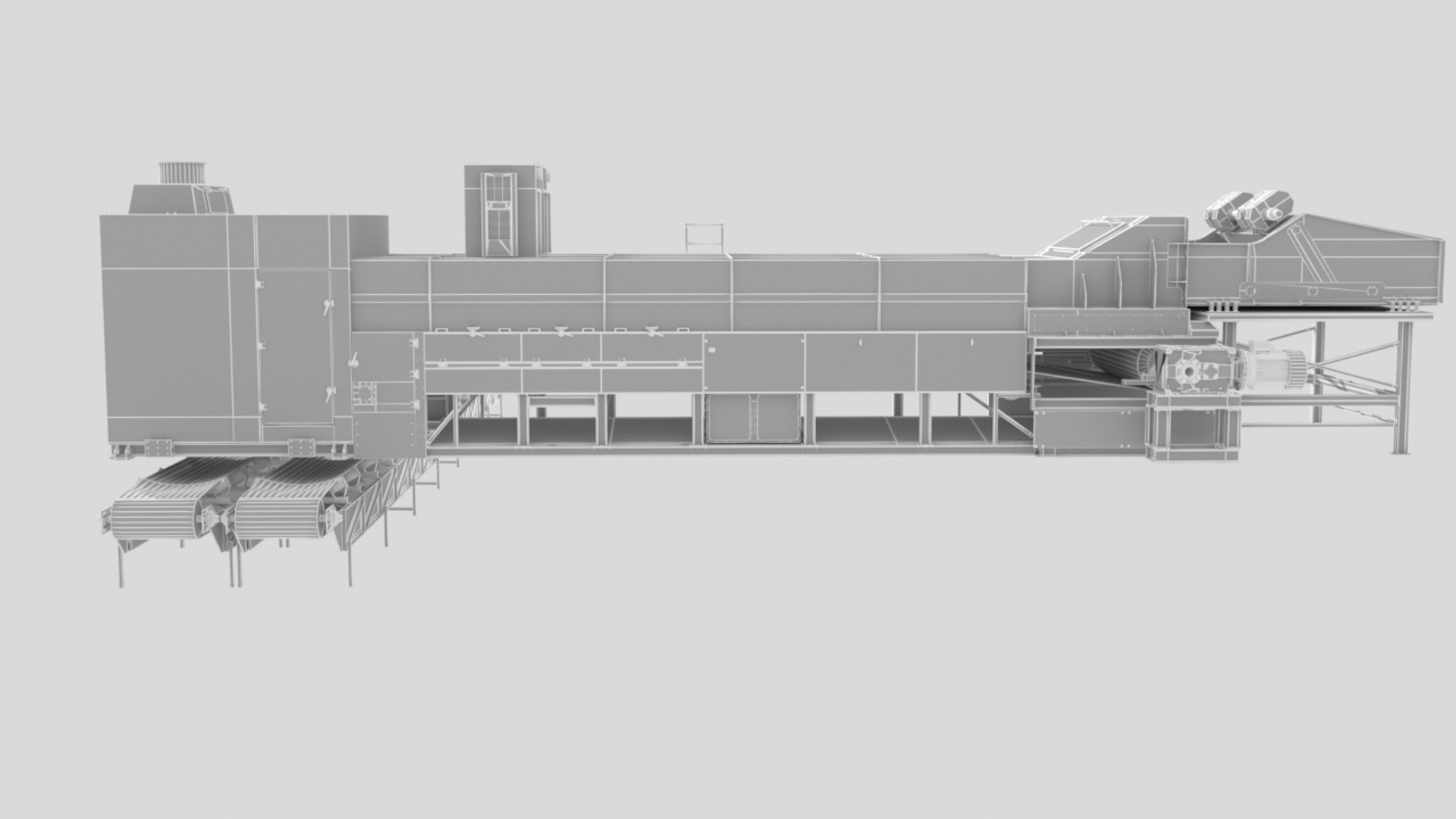 Automatic Sorting And Screening Machine 3D Model - TurboSquid 2085209