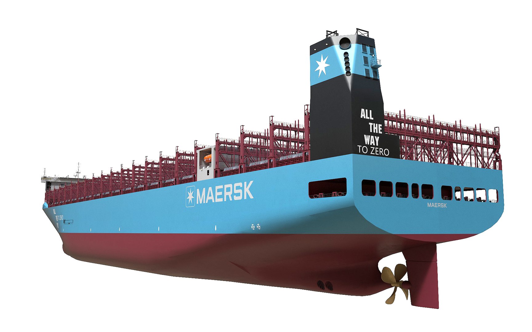 Maersk Next-Generation Container Ship 3D Model - TurboSquid 2151926