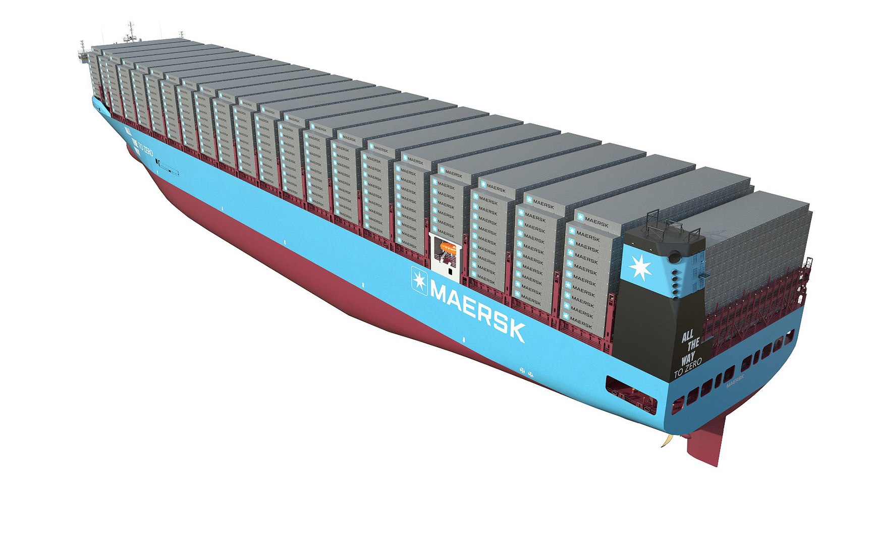 Maersk Next-Generation Container Ship 3D Model - TurboSquid 2151926