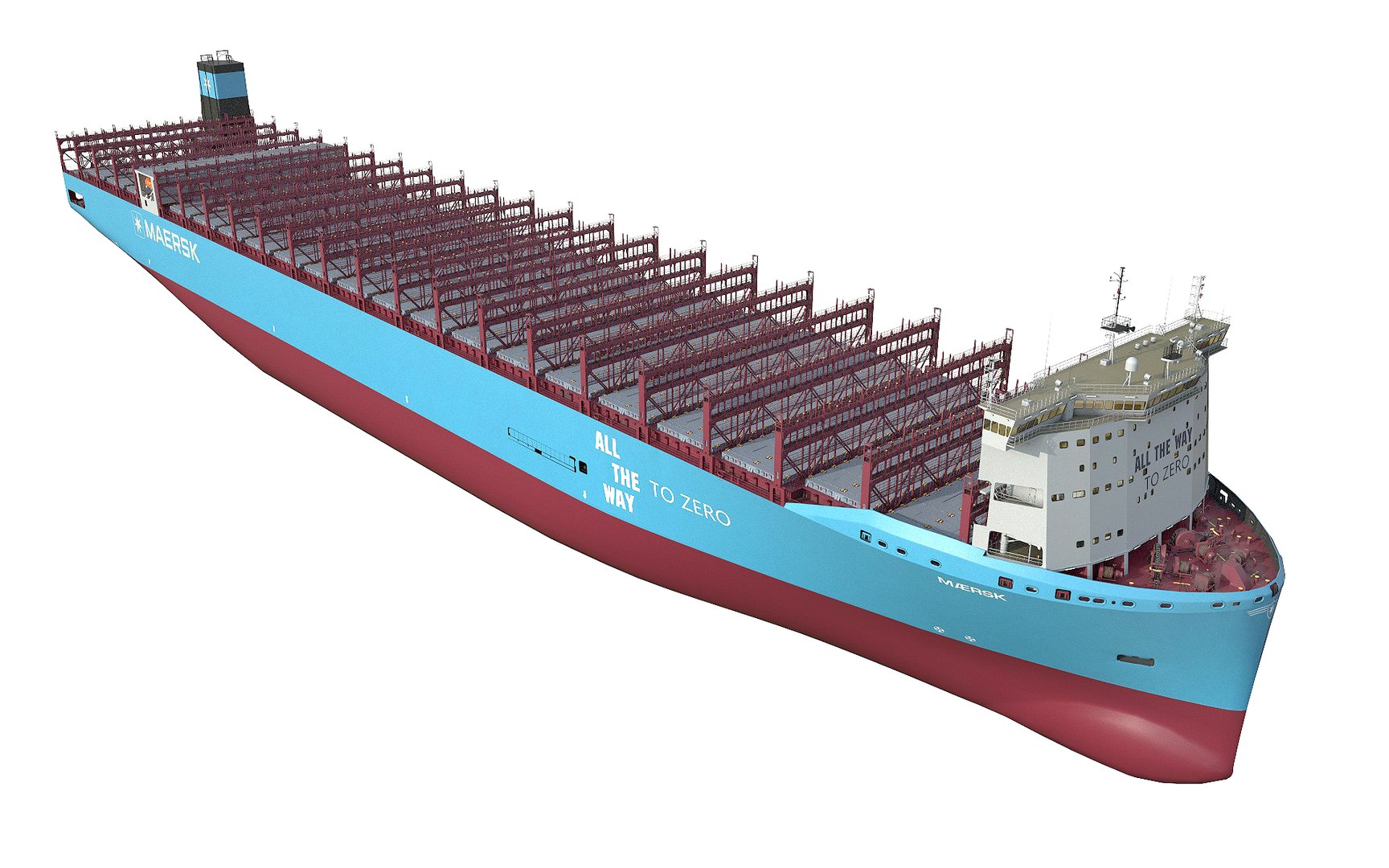 Maersk Next-Generation Container Ship 3D Model - TurboSquid 2151926