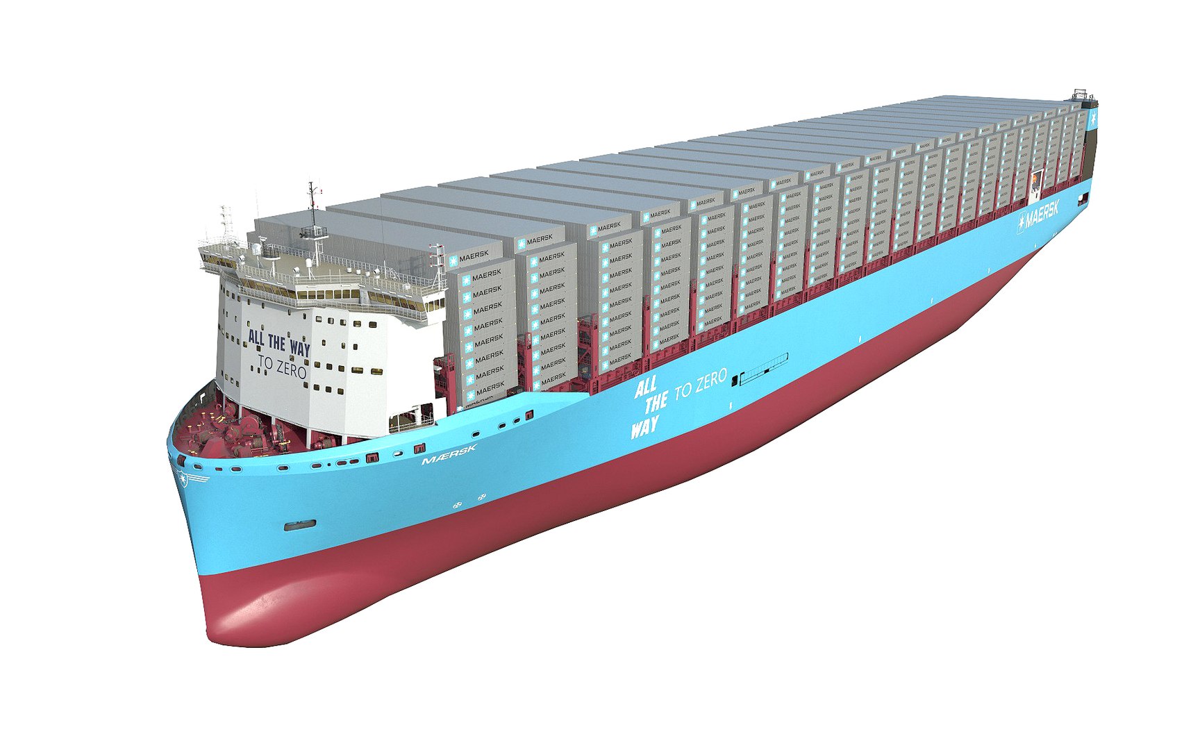 Maersk Next-Generation Container Ship 3D Model - TurboSquid 2151926