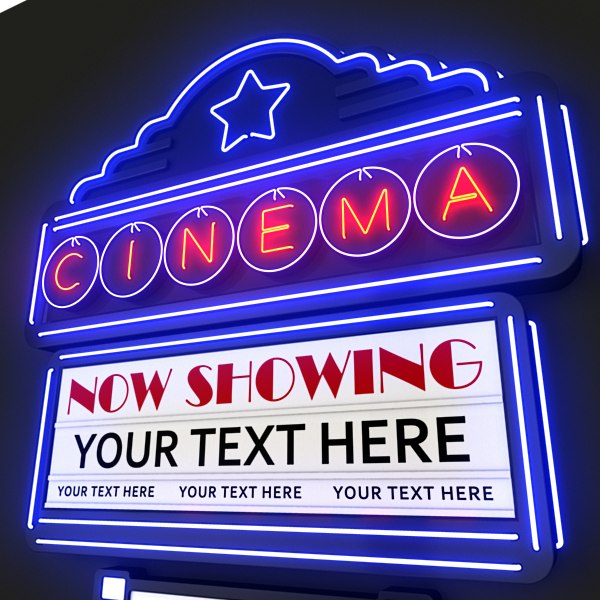 max movie theater marquee