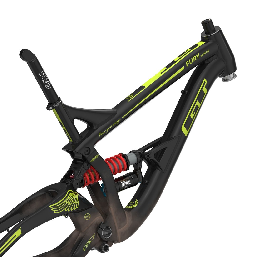 3d mountain bike frame model
