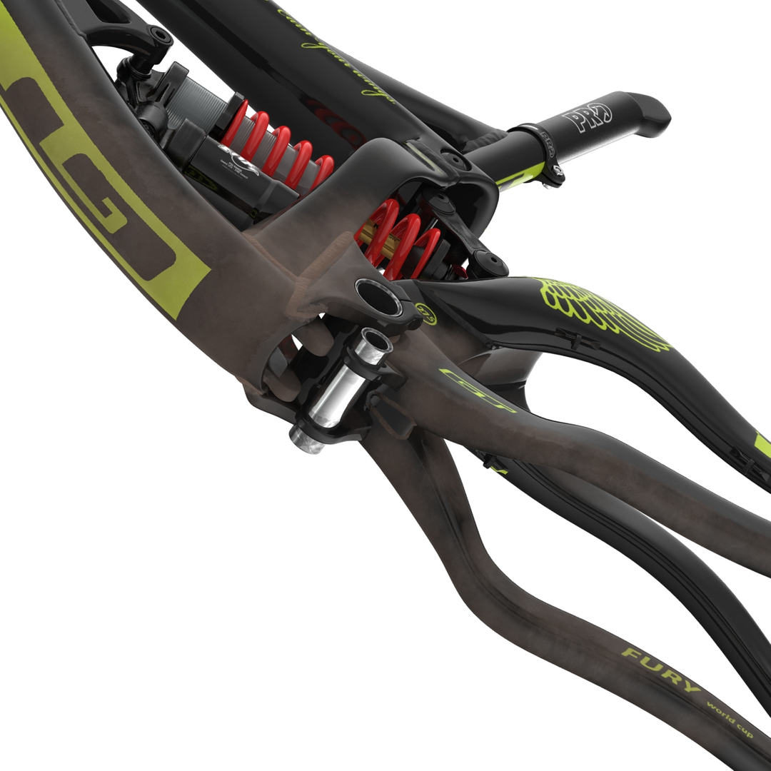 3d mountain bike frame model