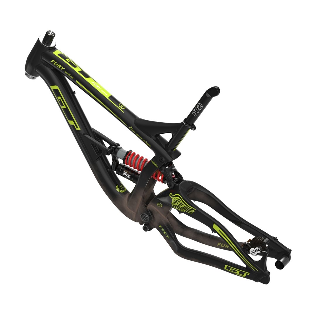 3d Mountain Bike Frame Model