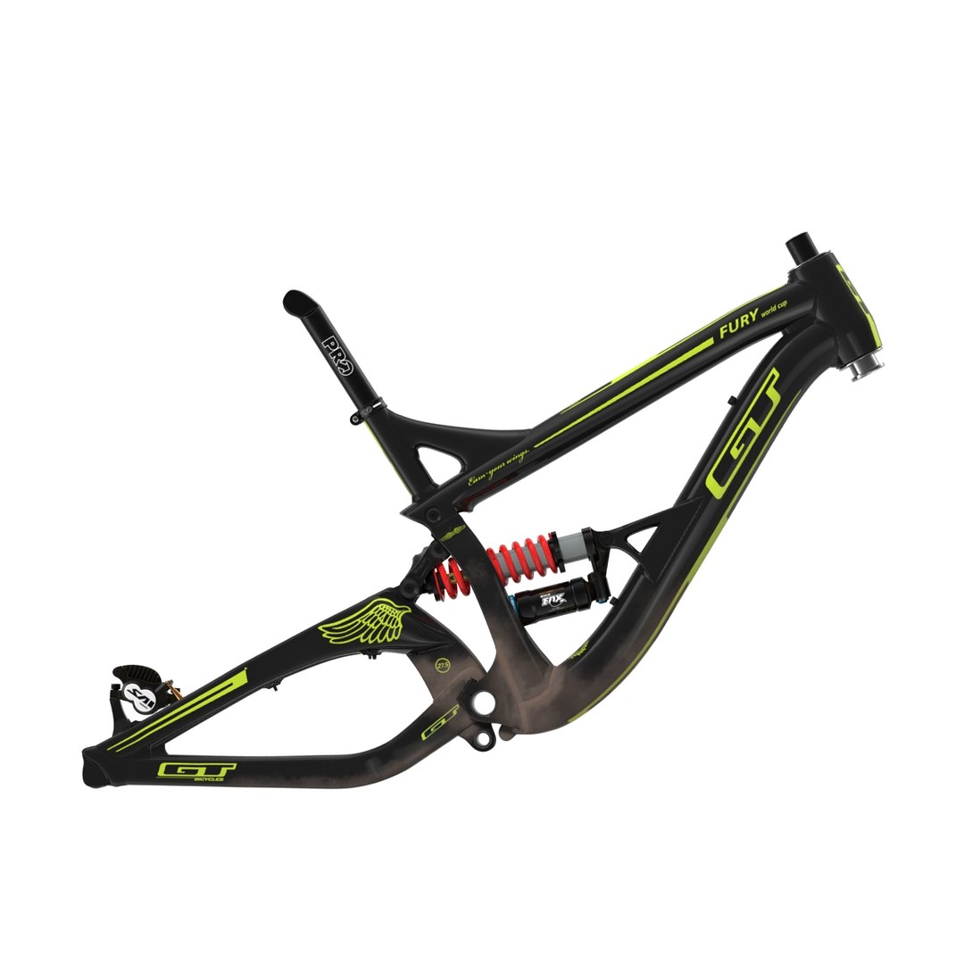 3d Mountain Bike Frame Model