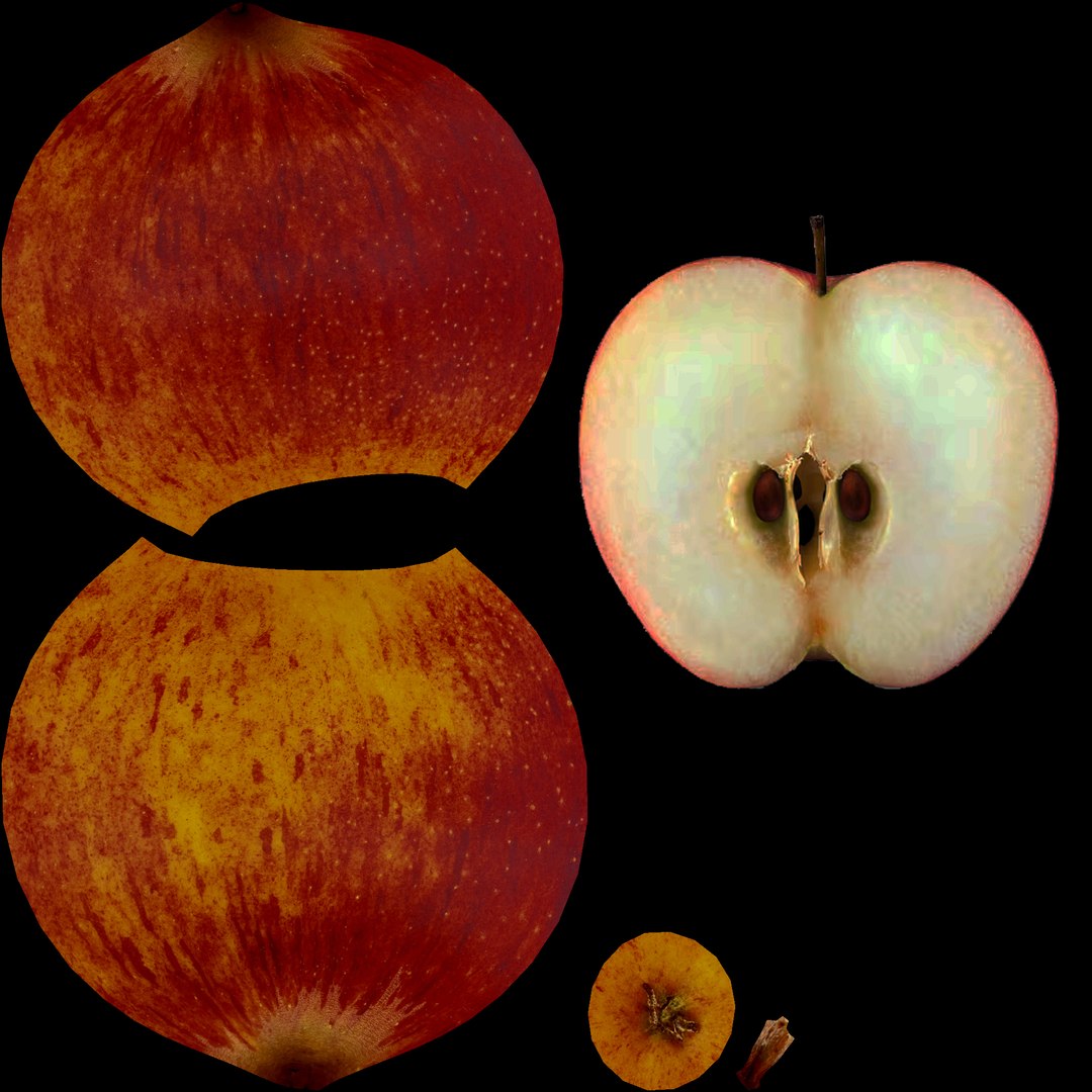 3D Apple 3d Fruit Model Model - TurboSquid 2261069