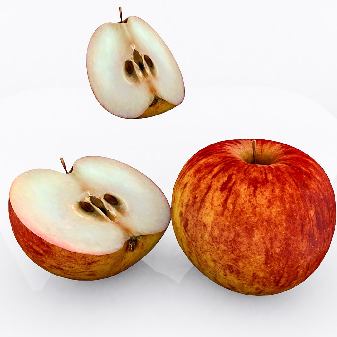3D Apple 3d Fruit Model Model - TurboSquid 2261069