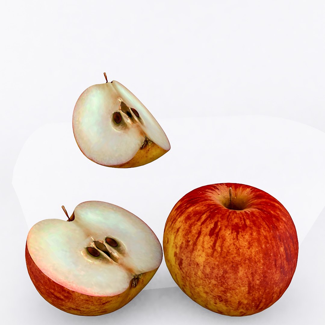 3D Apple 3d Fruit Model Model - TurboSquid 2261069