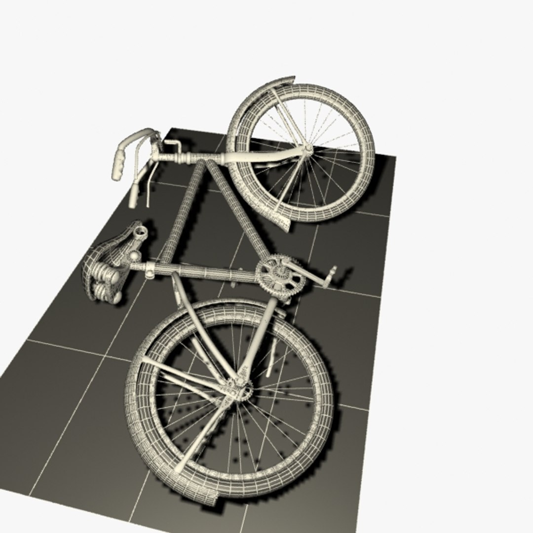 Bicycle Cycle Toon 3D Model - TurboSquid 1543137