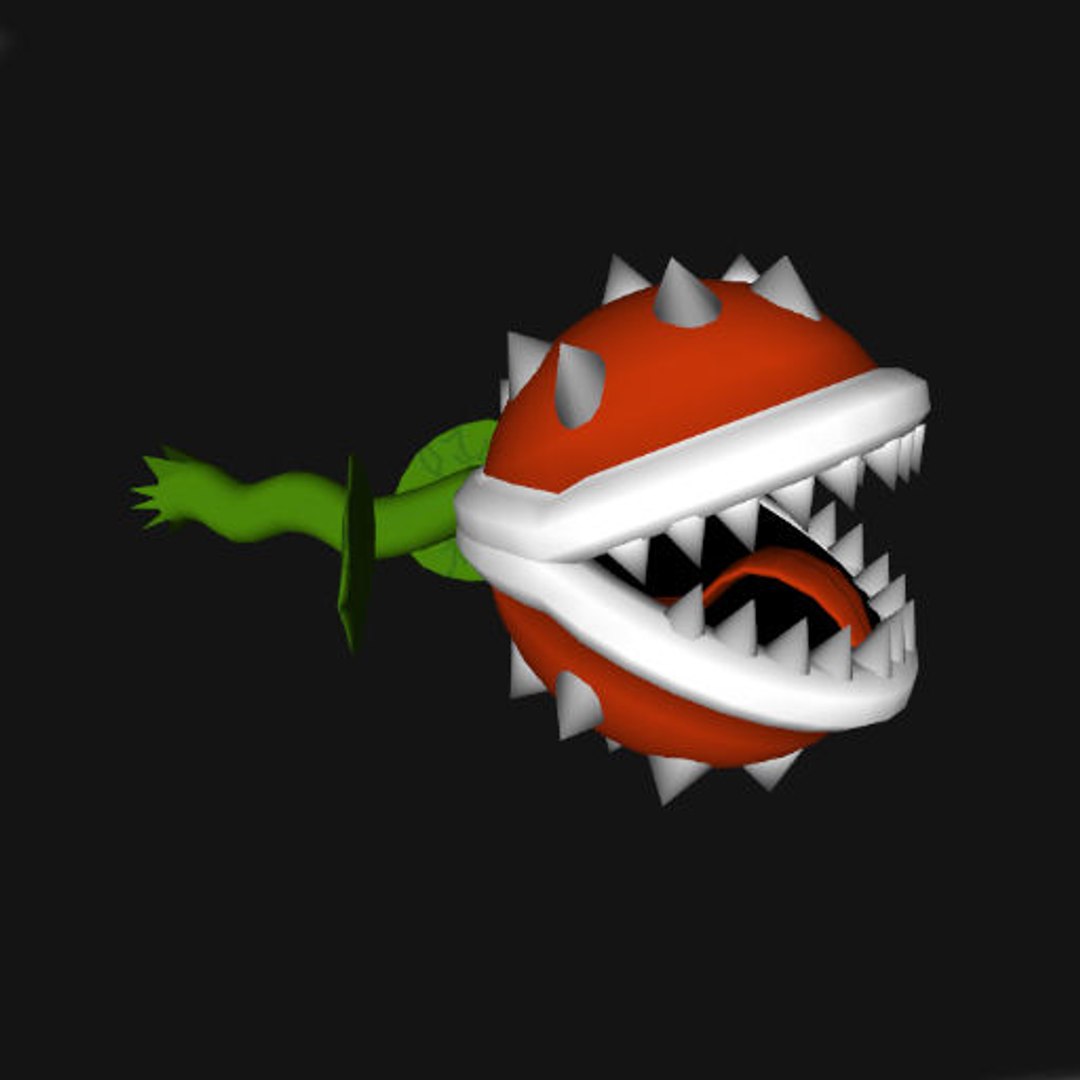Chomping Flower 3d Model