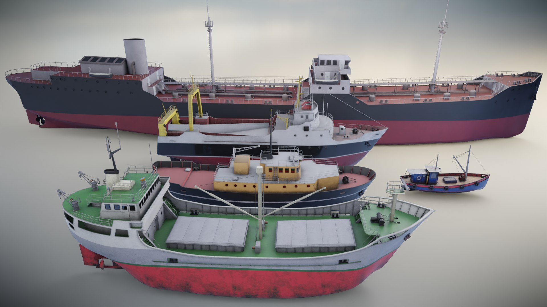 Industrial Ships Model - TurboSquid 2096006