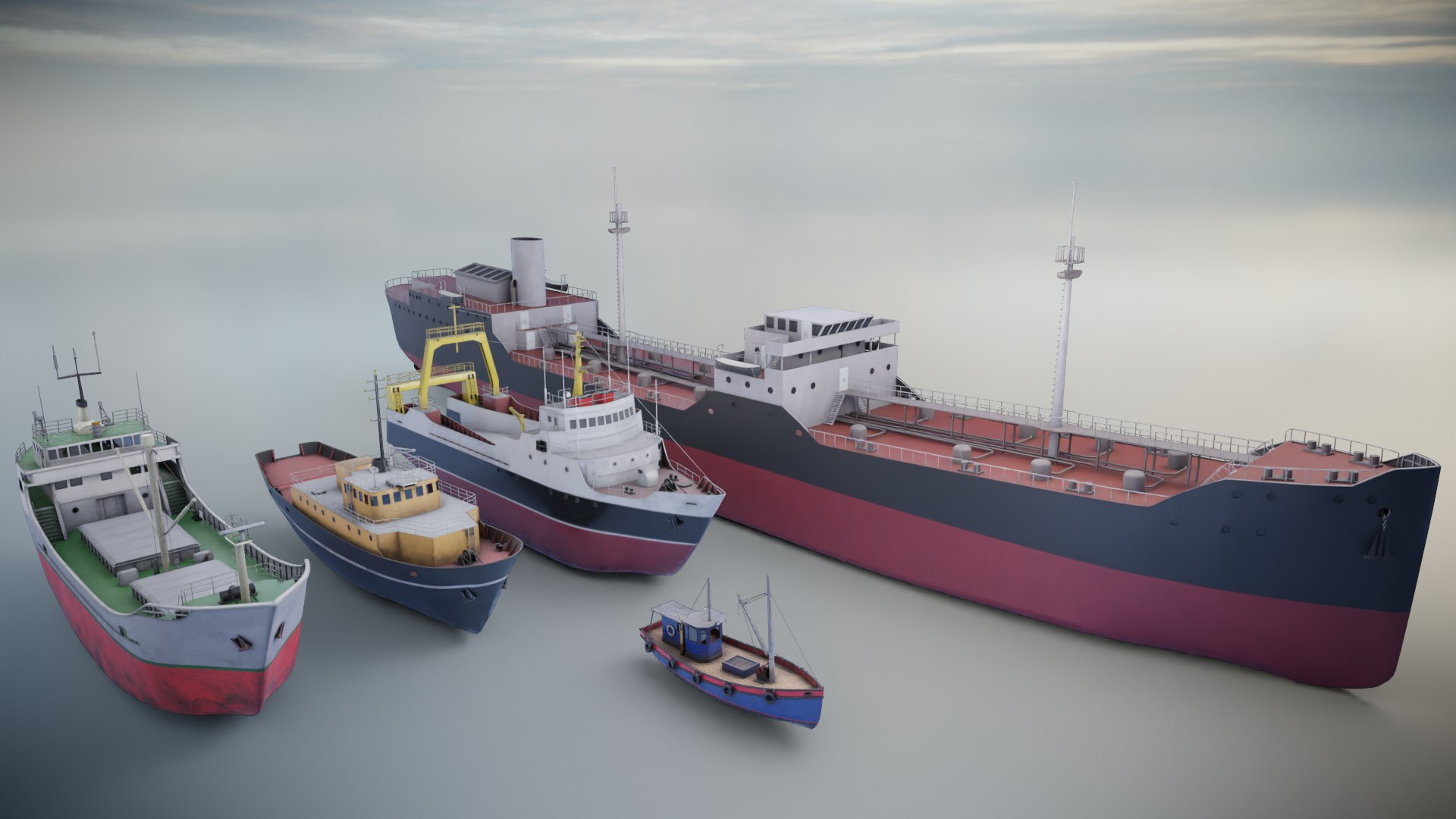 Industrial Ships model - TurboSquid 2096006