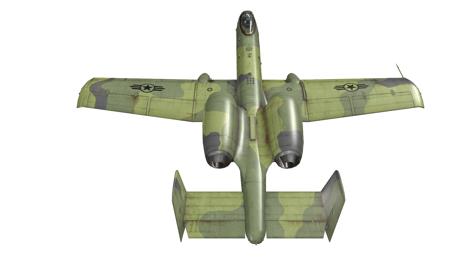 A-10a Fighter Plane 3D Model - TurboSquid 1659189