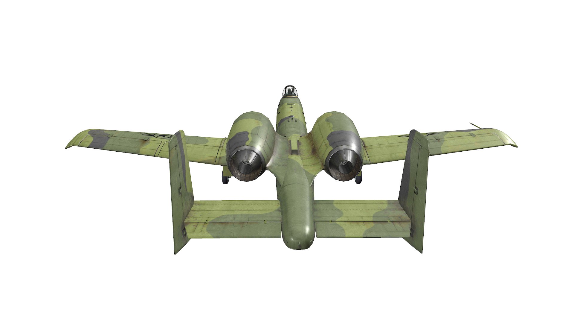 A-10a Fighter Plane 3D Model - TurboSquid 1659189