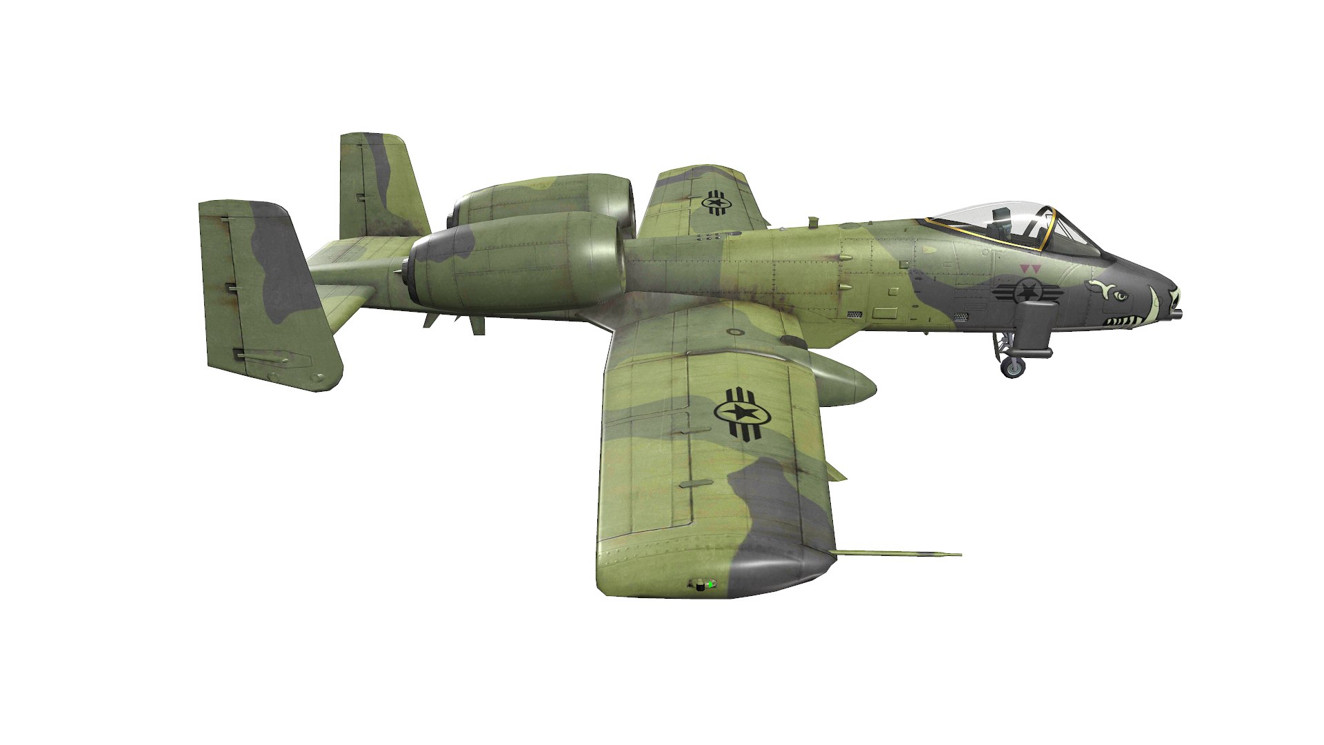 A-10a Fighter Plane 3D Model - TurboSquid 1659189