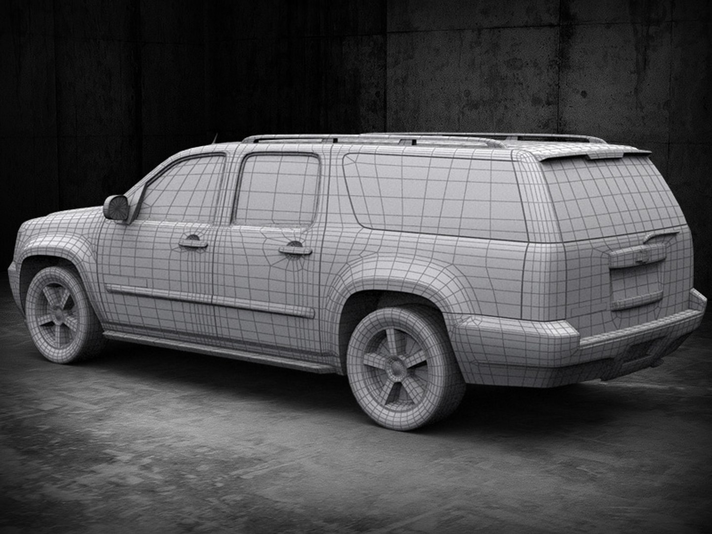 3d model car architecture visualization