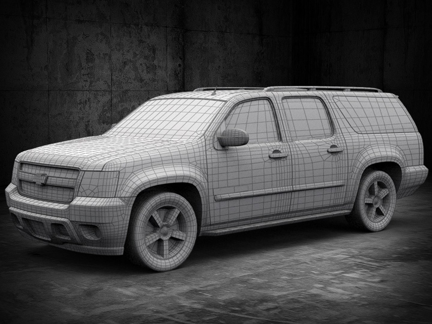 3d model car architecture visualization