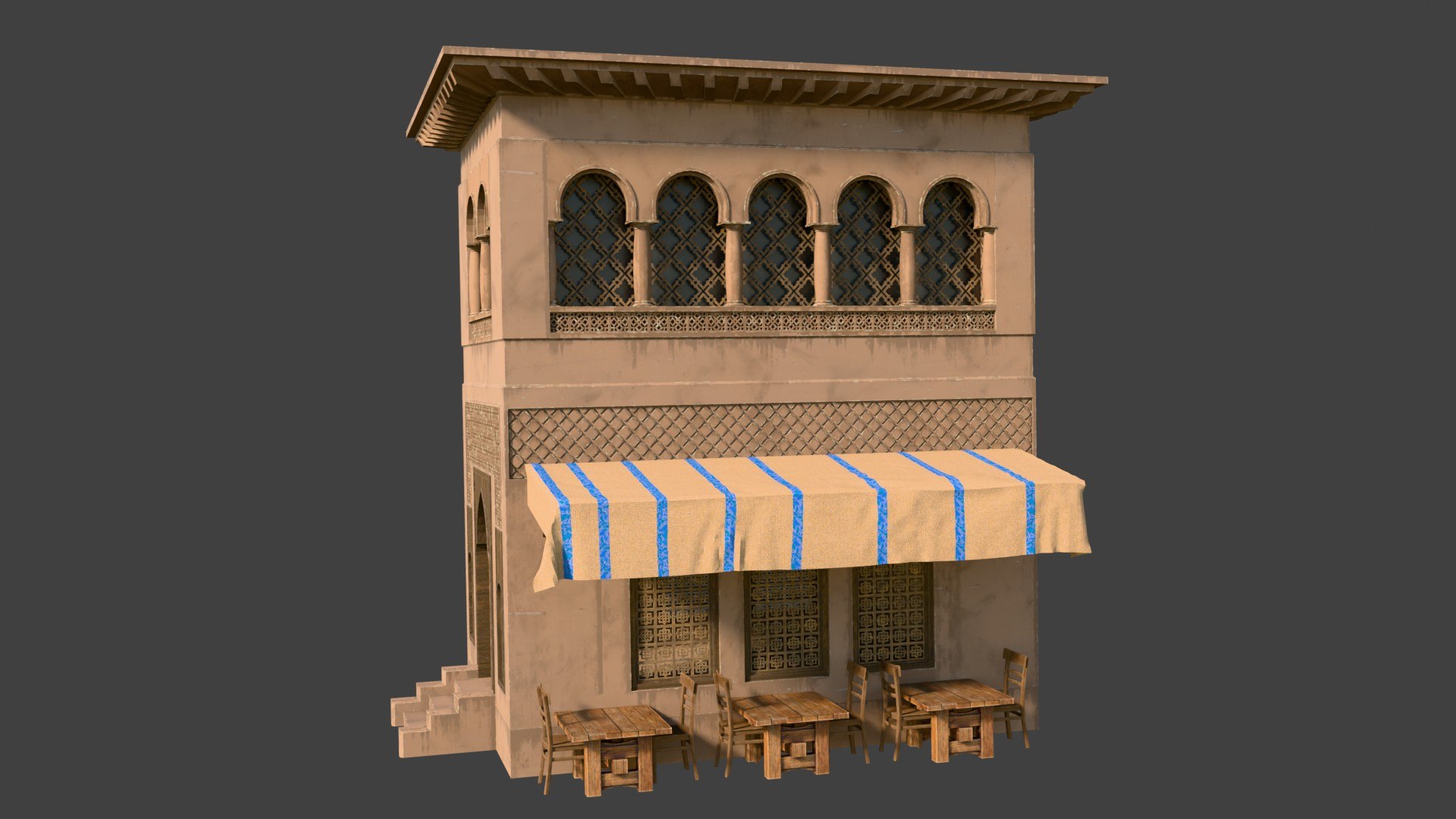 Ancient Arabic Shop 23 3D - TurboSquid 2270531