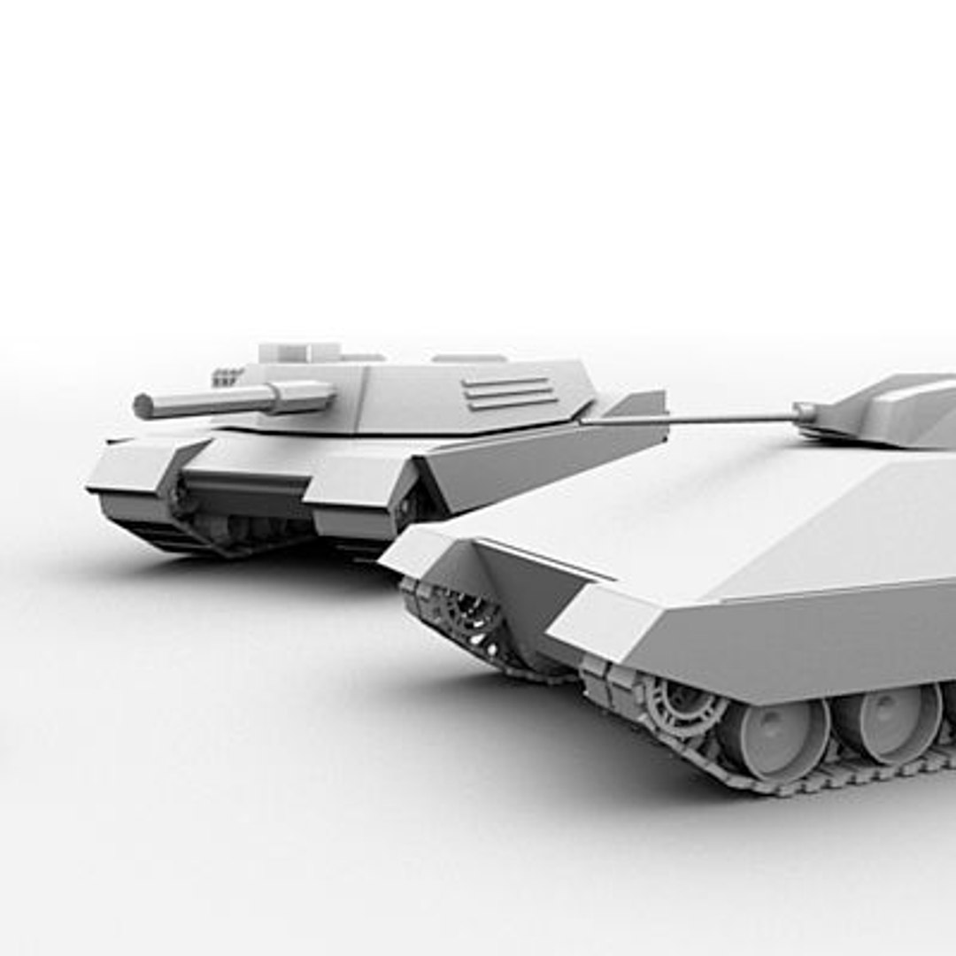 Tank Objects Pack 3ds