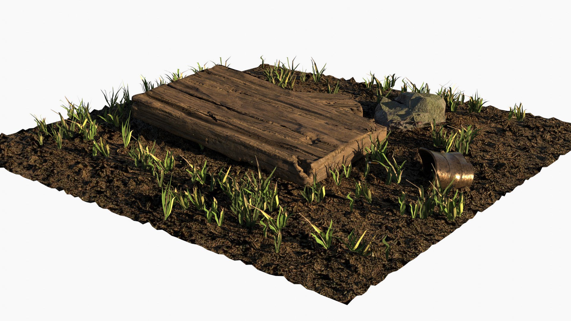 3D Model Dirty Ground - TurboSquid 2153984