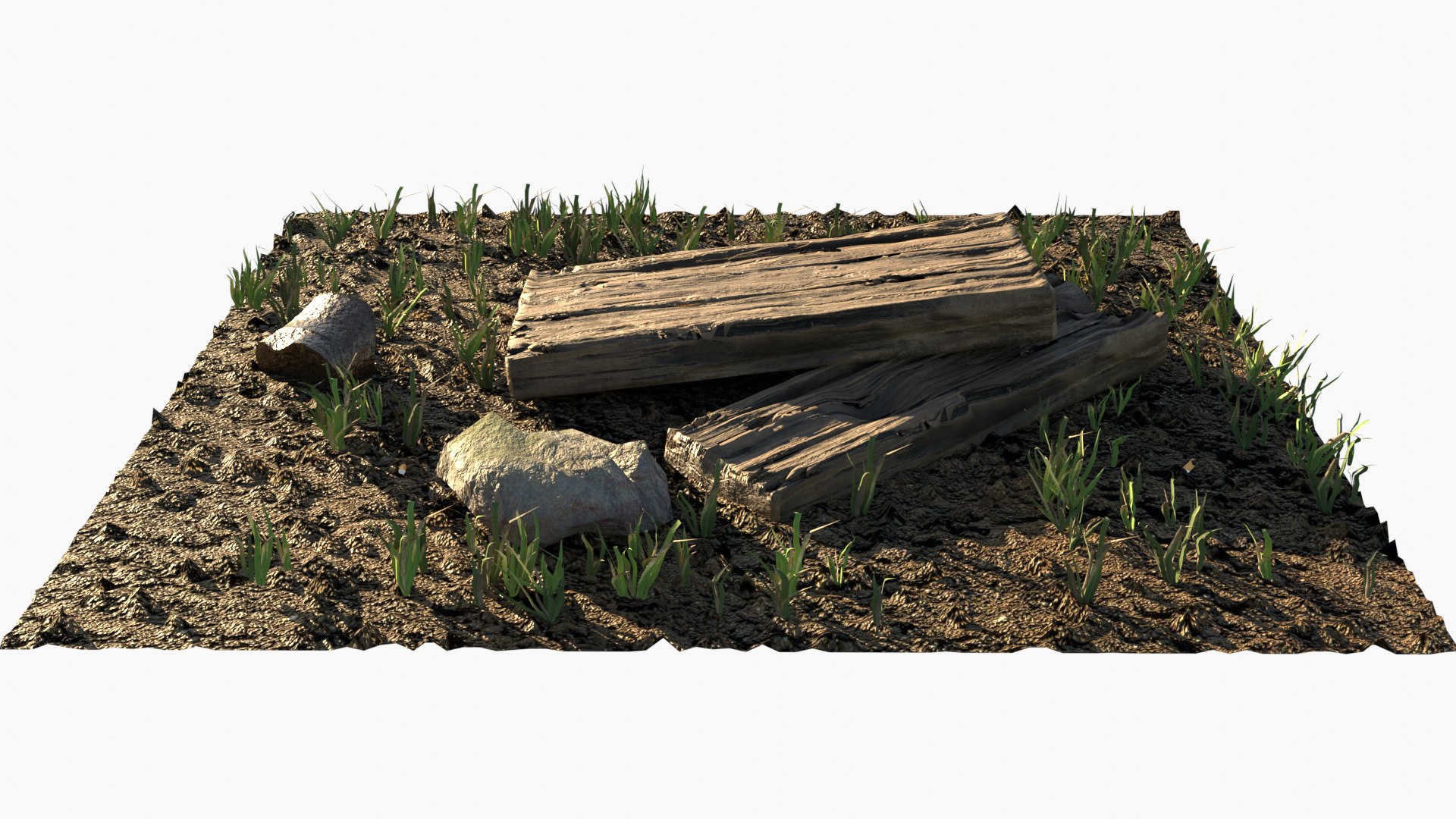 3D Model Dirty Ground - TurboSquid 2153984
