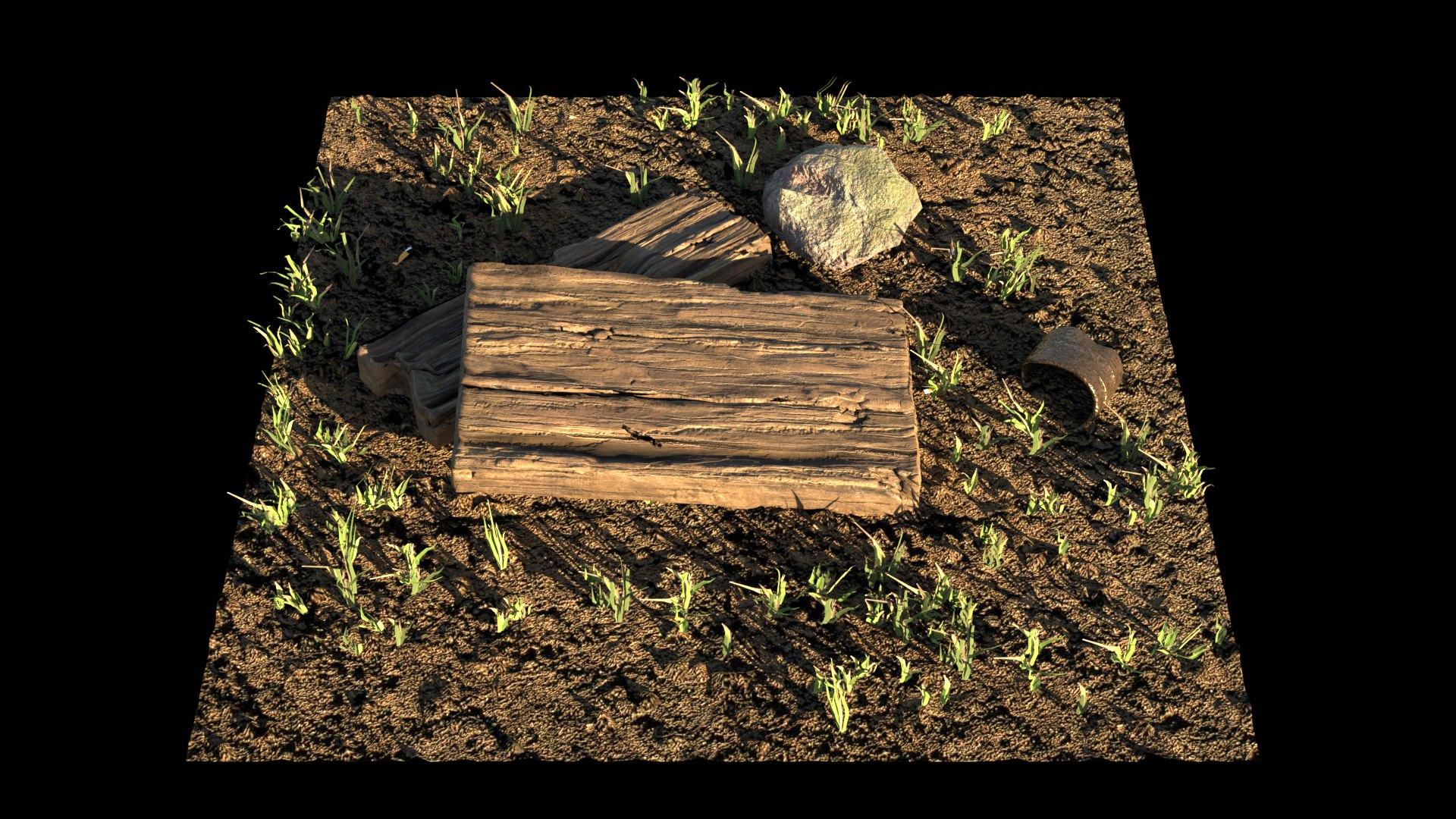 3D Model Dirty Ground - TurboSquid 2153984