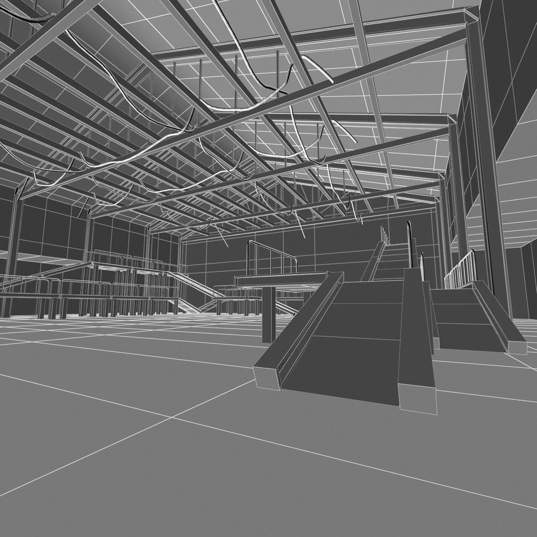 3d hanger games ready model