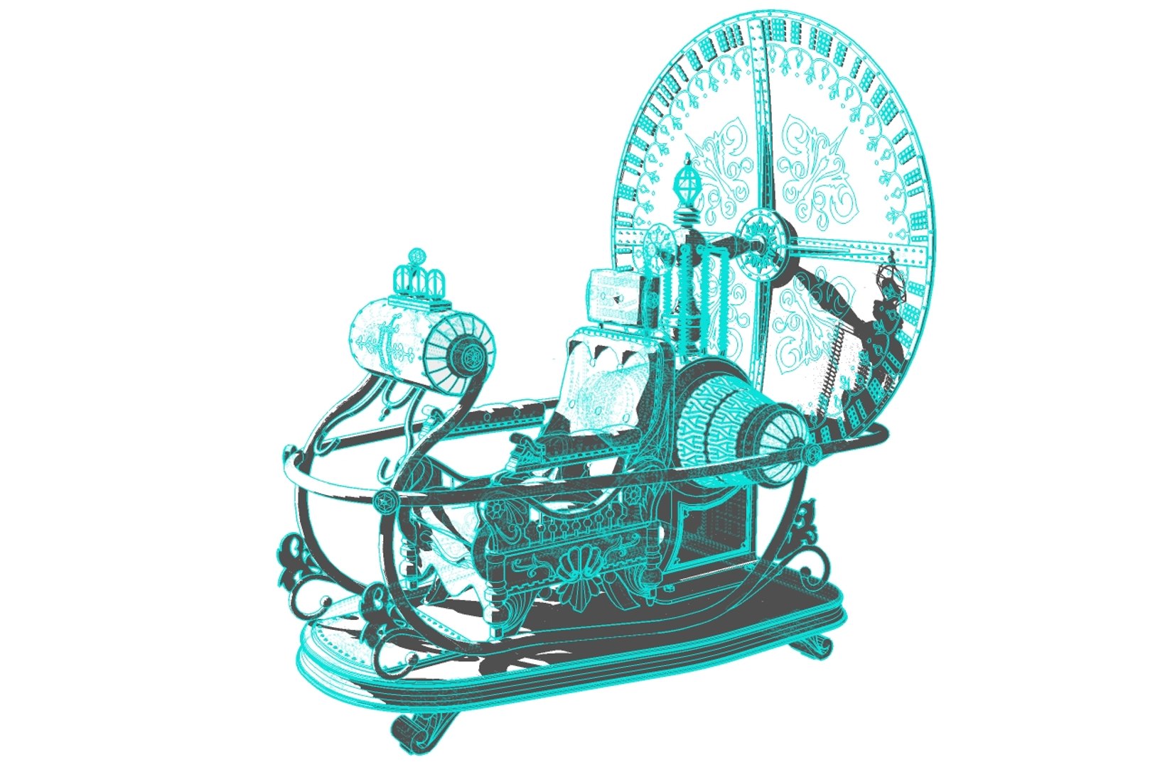 Time Machine 1960 3d Model