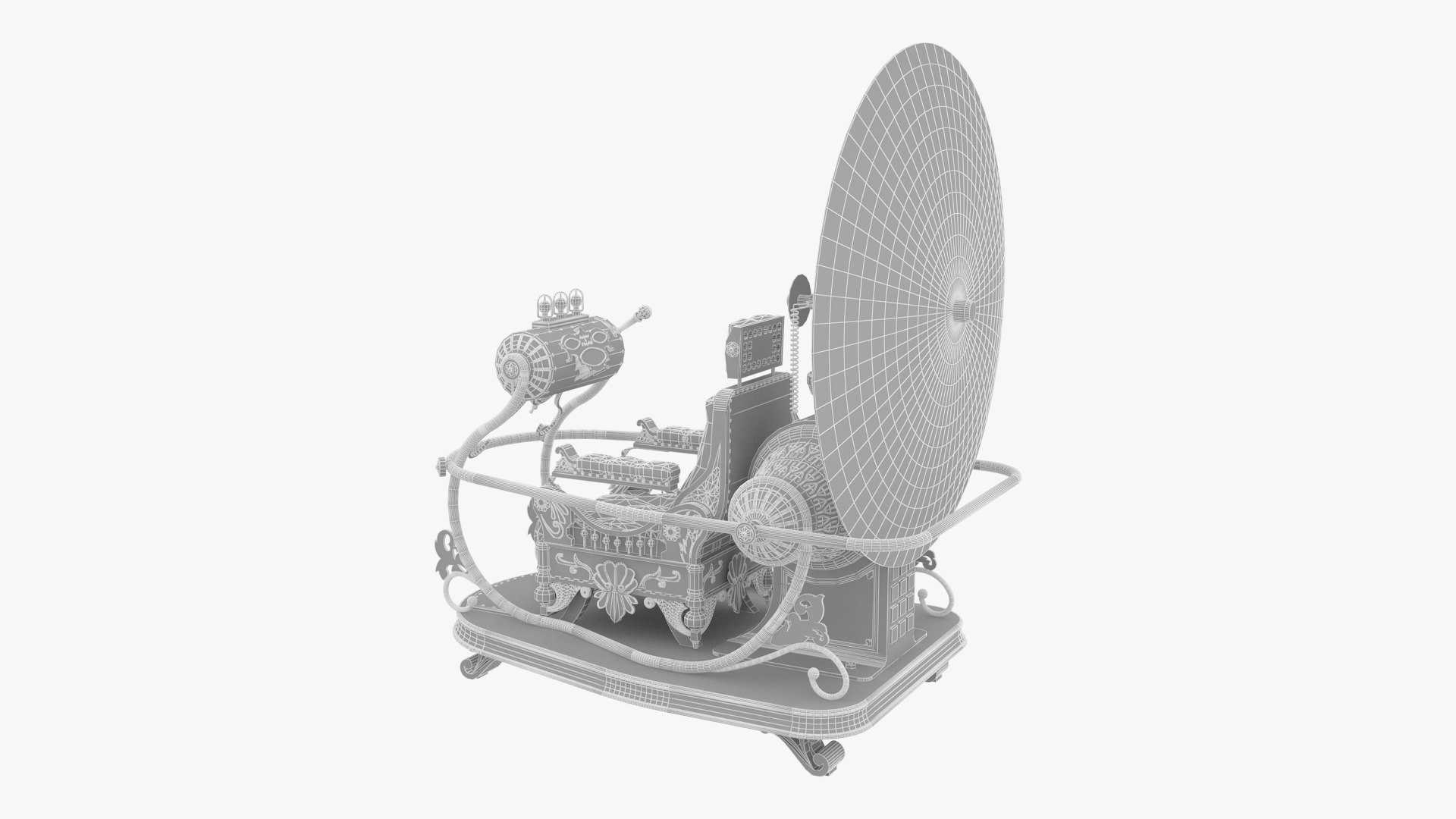 Time Machine 1960 3d Model
