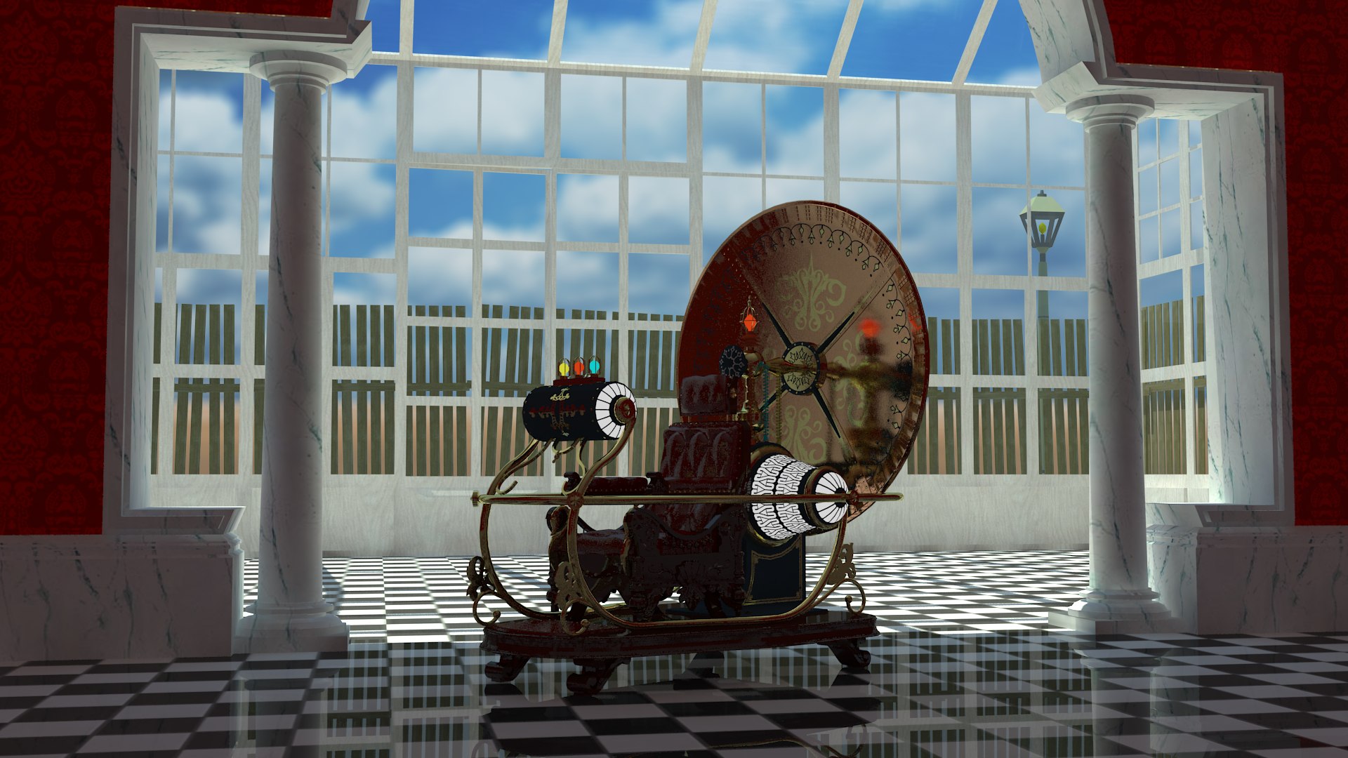 Time Machine 1960 3d Model