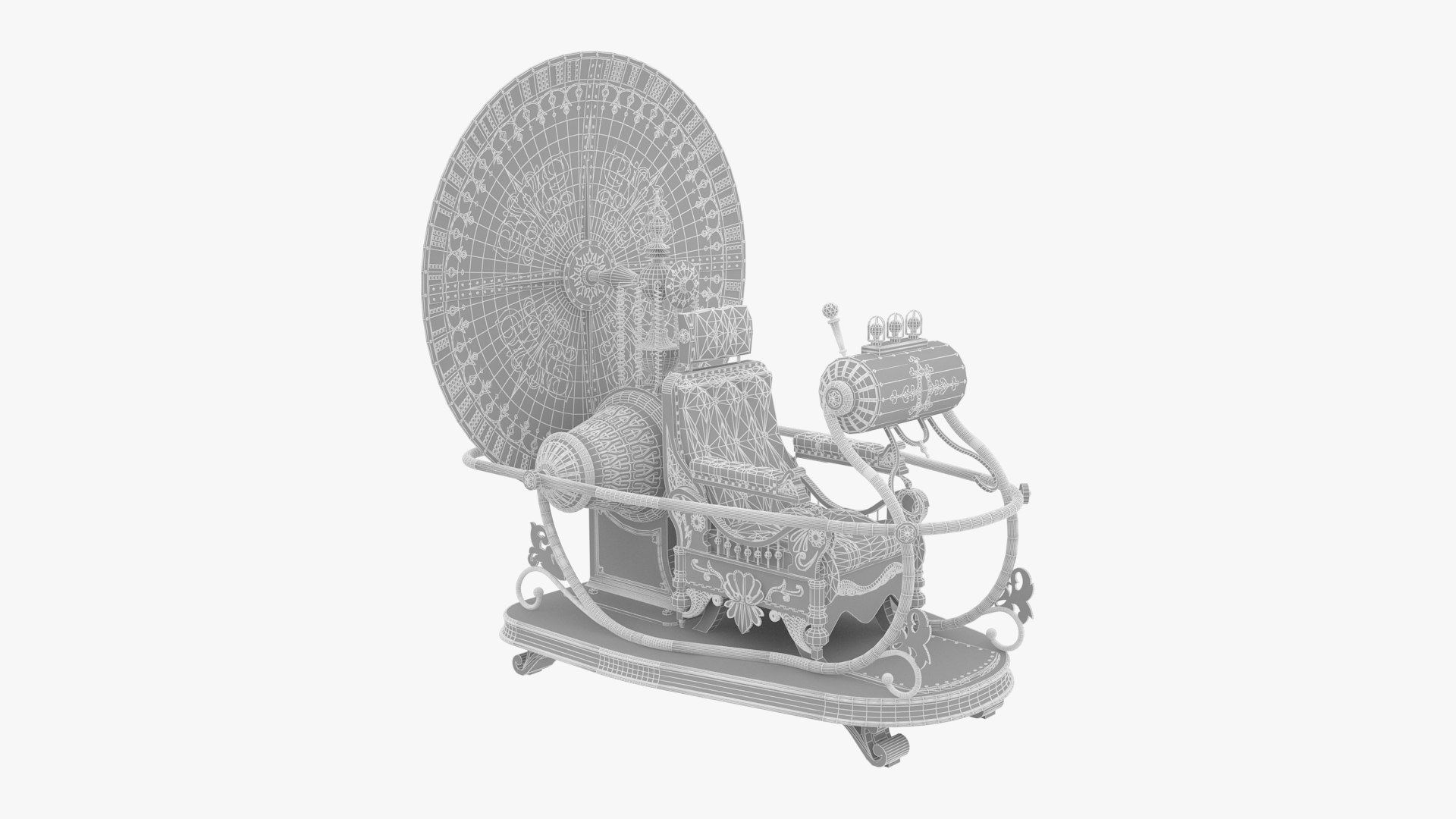 Time Machine 1960 3d Model
