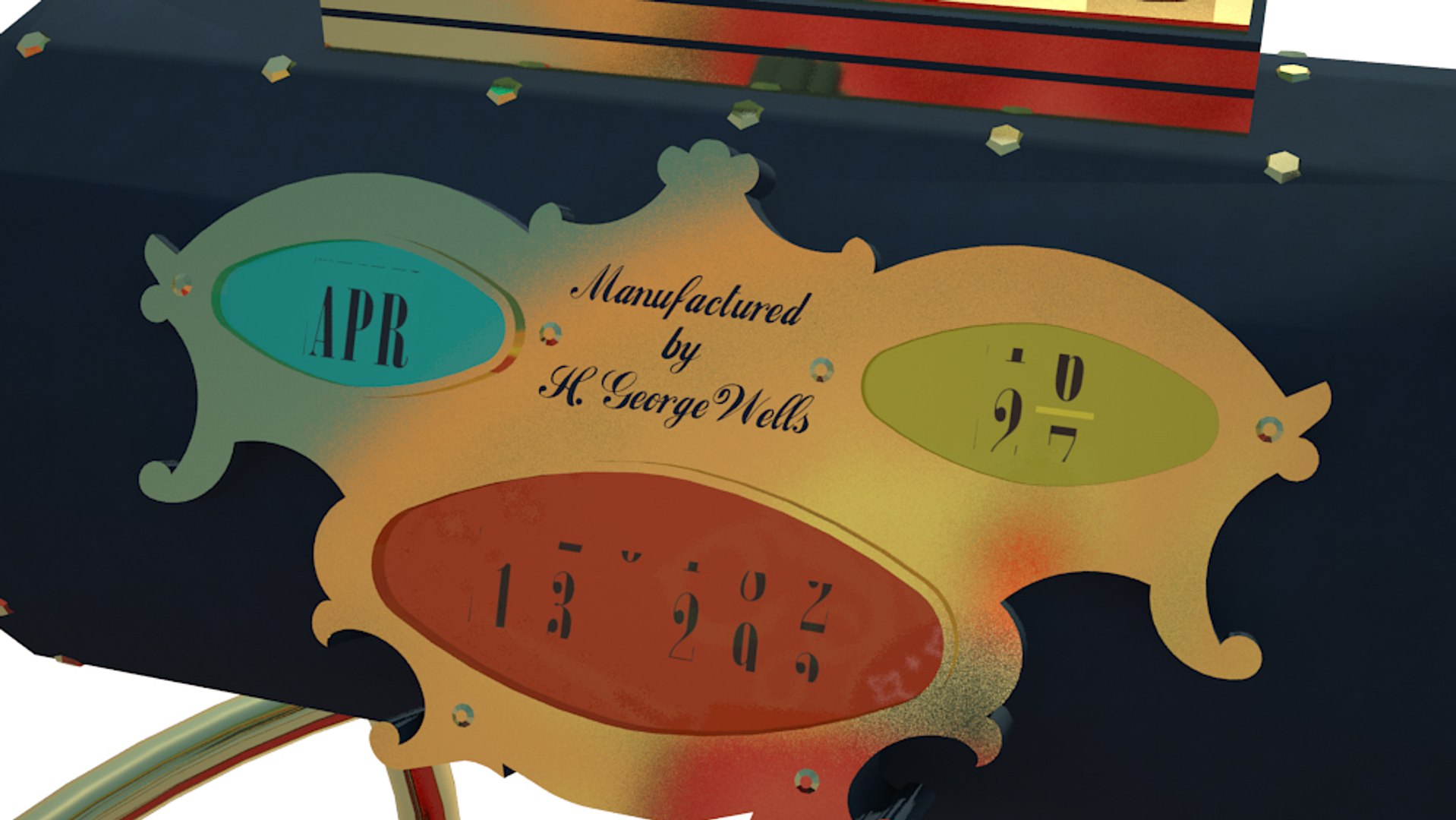 Time Machine 1960 3d Model