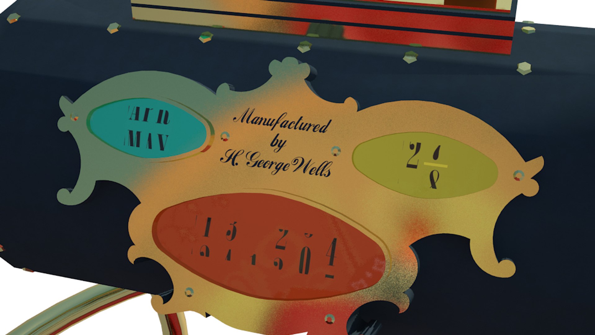 Time Machine 1960 3d Model