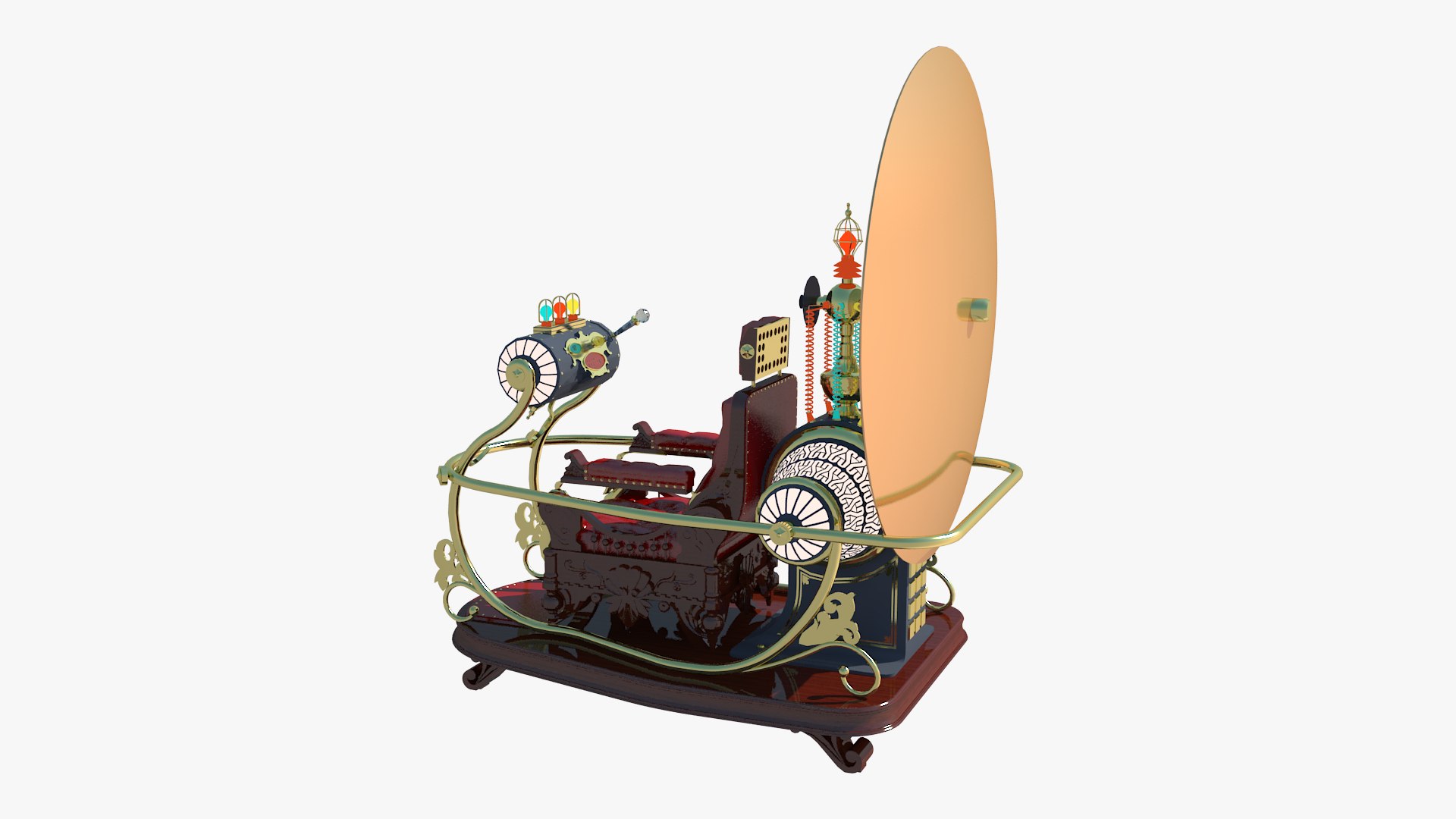 Time Machine 1960 3d Model