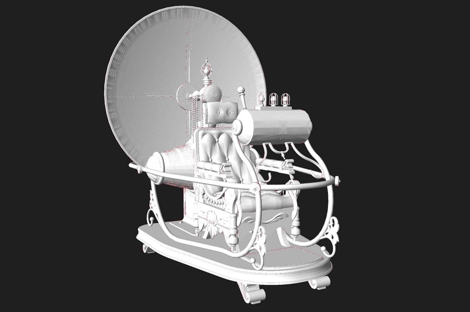 Time Machine 1960 3d Model