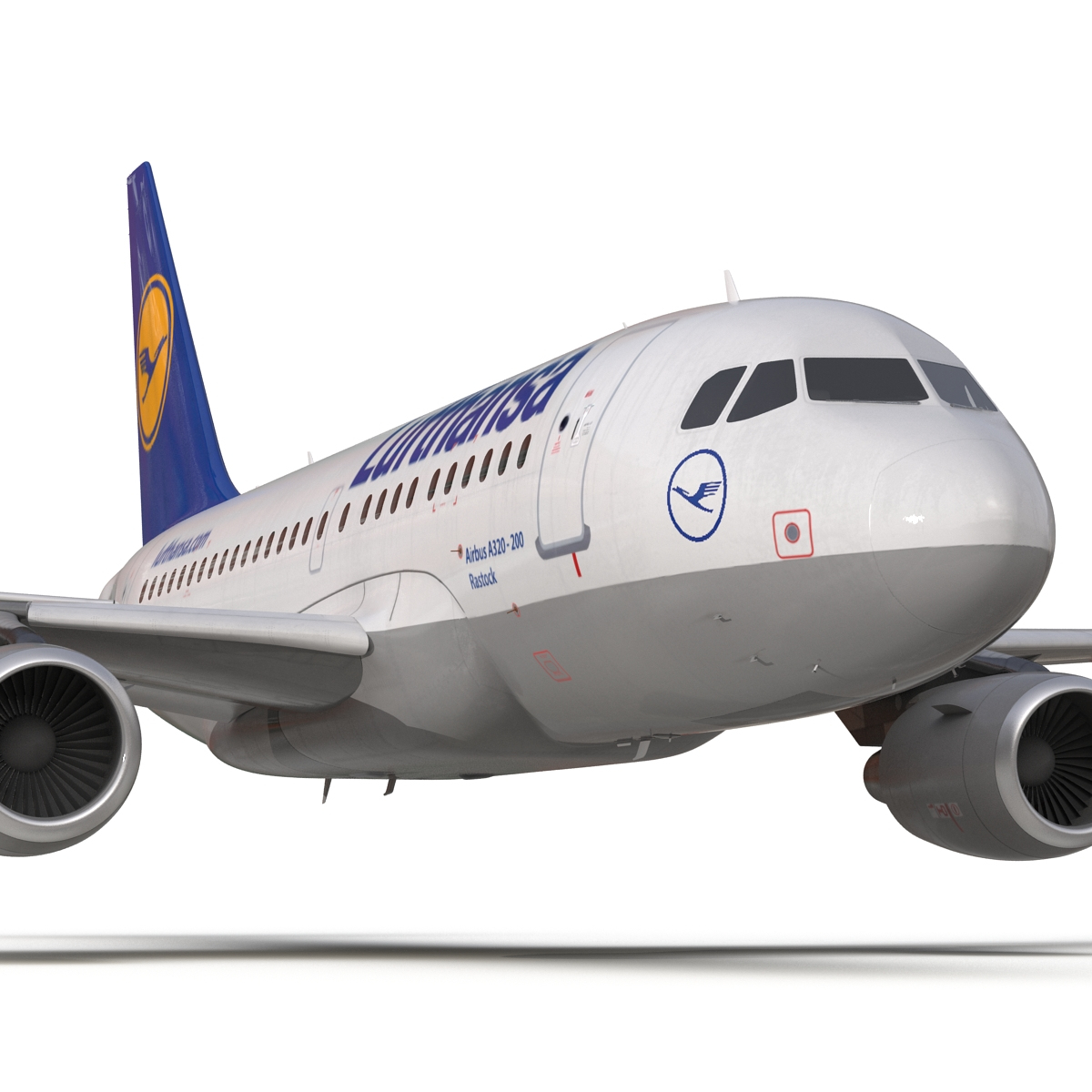 max airbus a318 lufthansa rigged