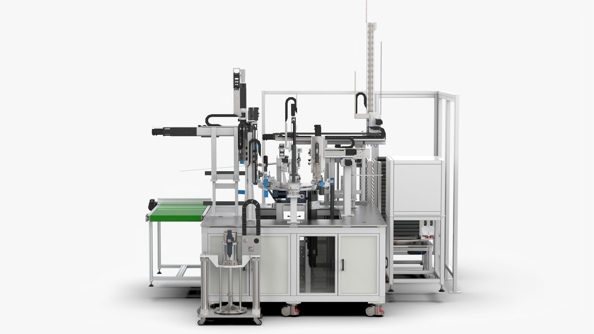 Automatic Electric Push Rod Shell Assembly Machine Model - TurboSquid ...