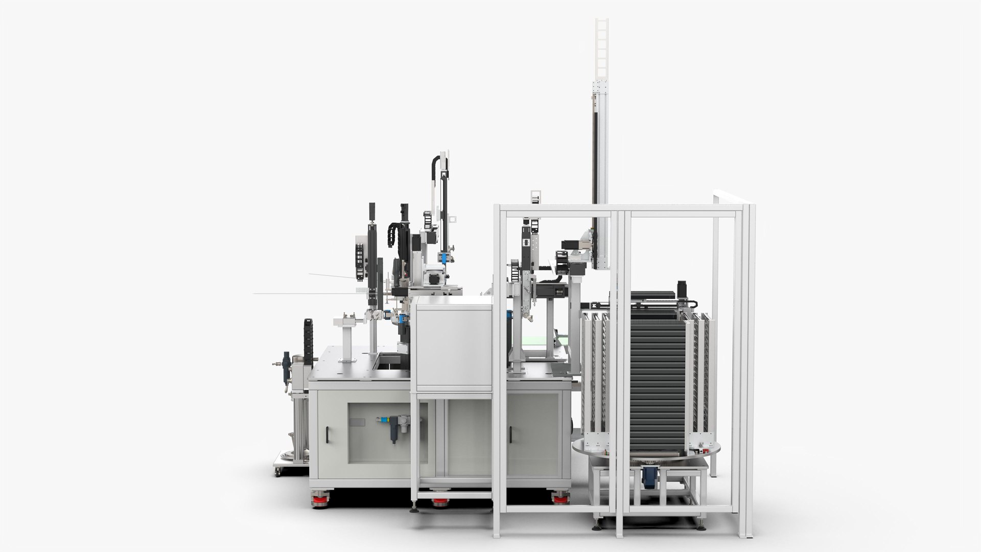 Automatic Electric Push Rod Shell Assembly Machine Model - TurboSquid ...