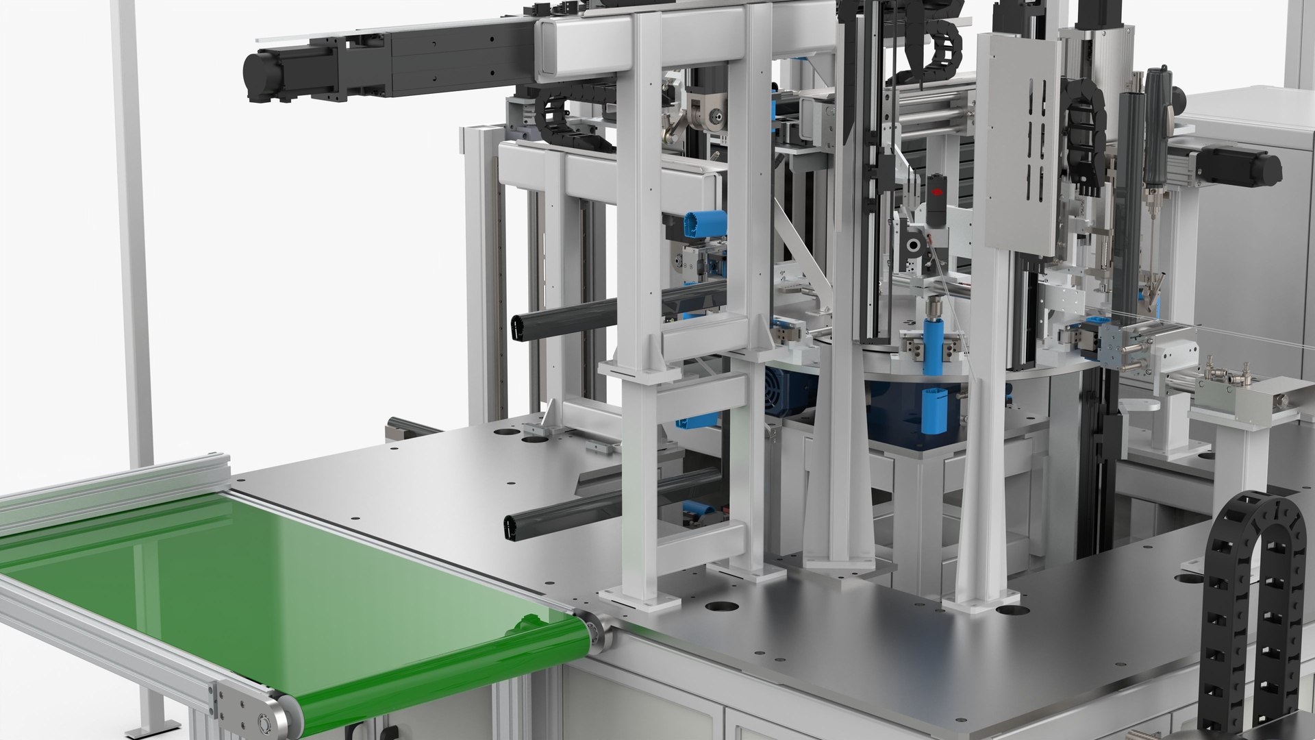 Automatic Electric Push Rod Shell Assembly Machine Model - TurboSquid ...