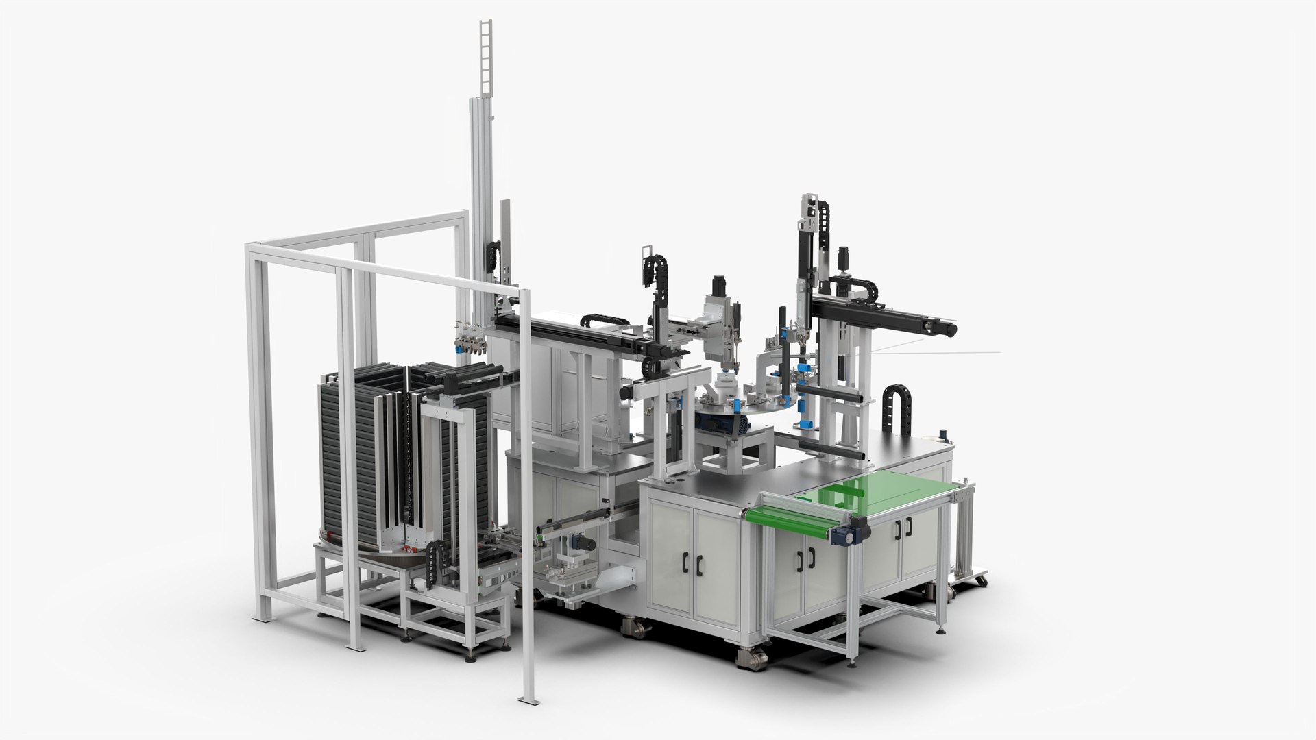 Automatic Electric Push Rod Shell Assembly Machine Model - TurboSquid ...