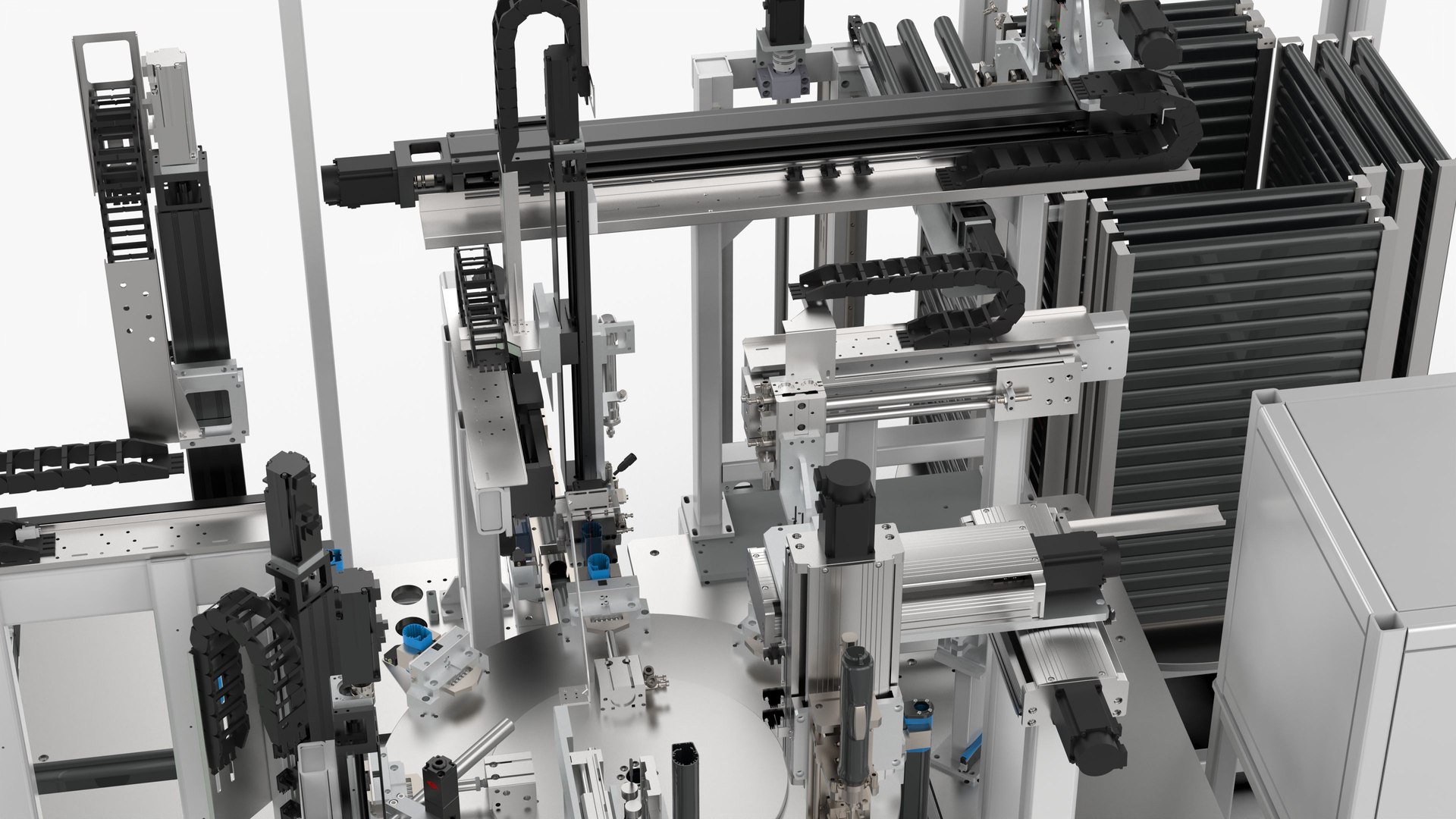 Automatic Electric Push Rod Shell Assembly Machine Model - TurboSquid ...