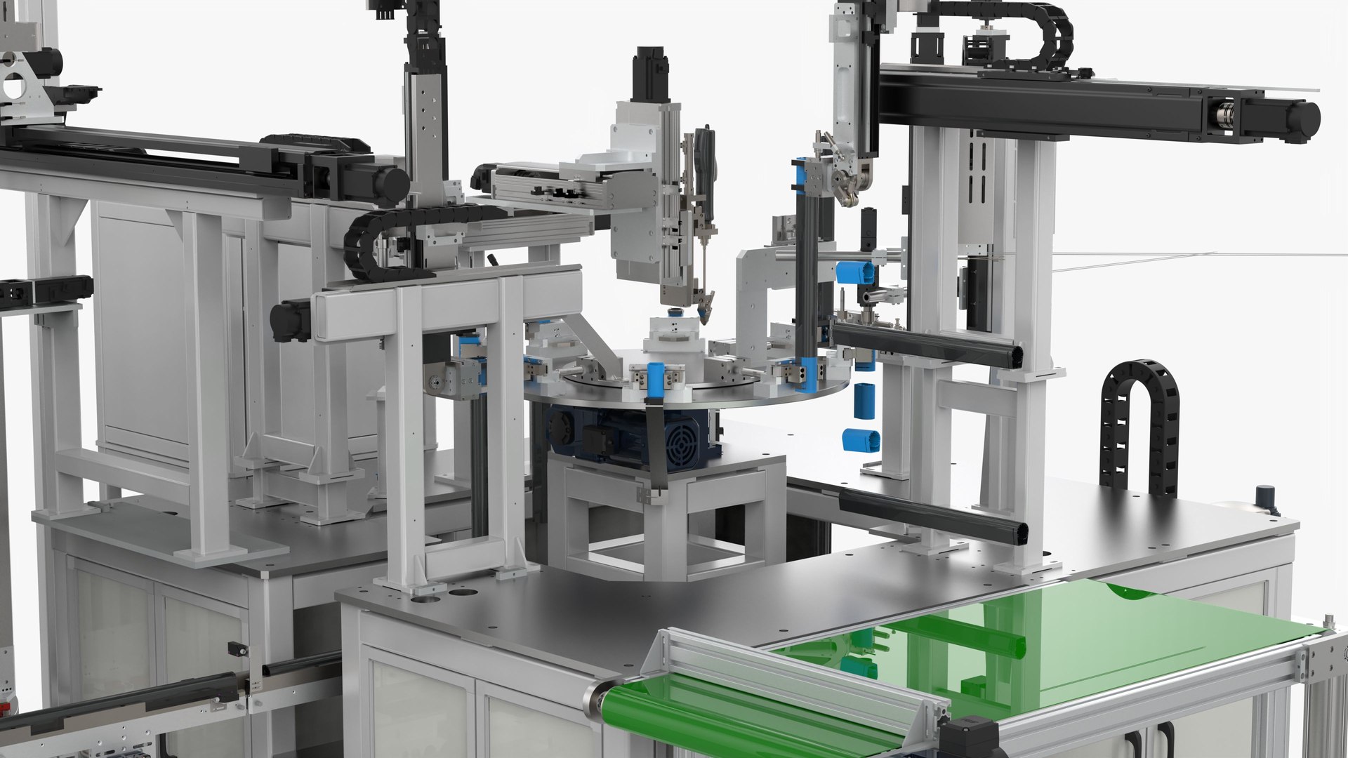 Automatic Electric Push Rod Shell Assembly Machine Model - TurboSquid ...