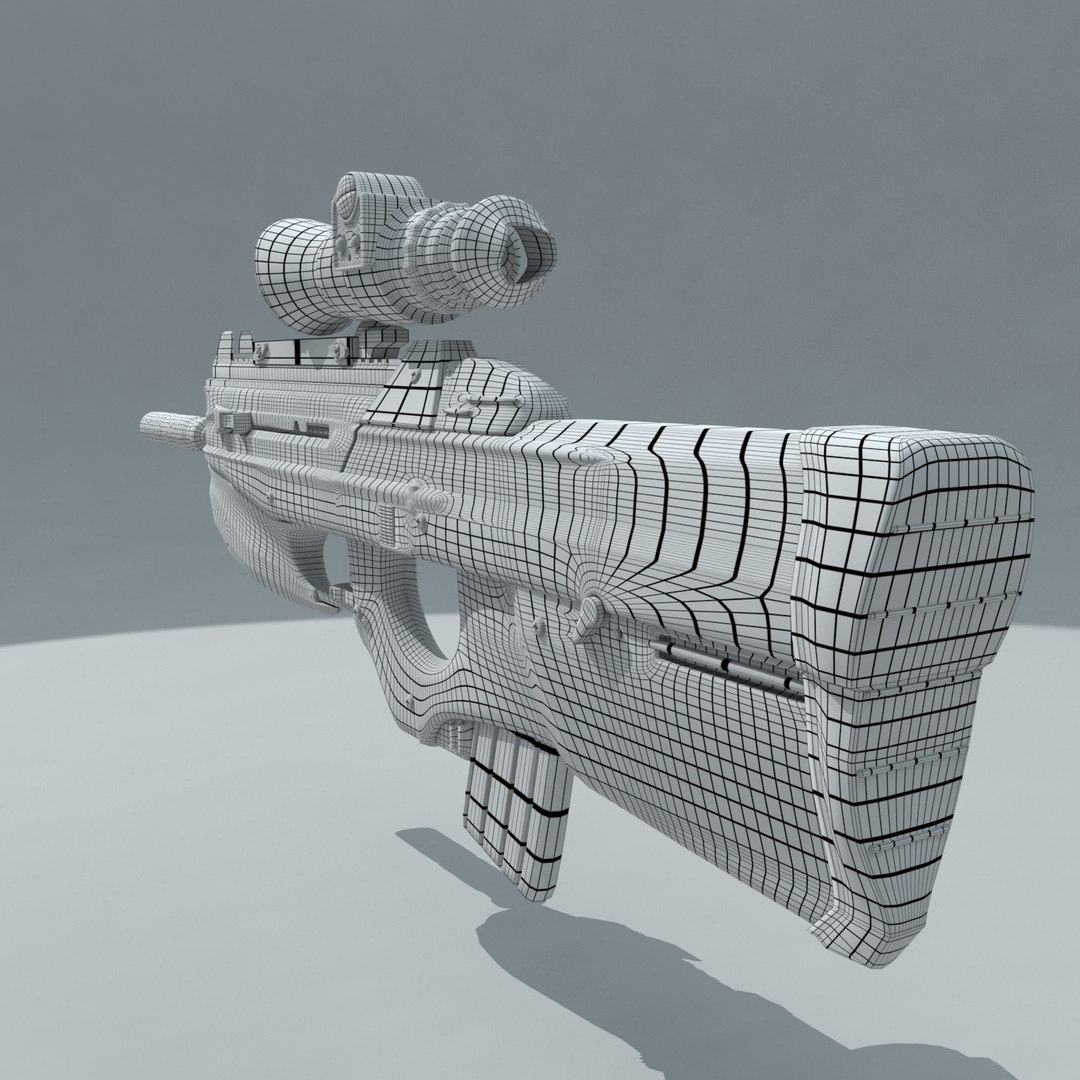 3D Fn Herstal F2000 Assault Rifle Model - TurboSquid 1156072