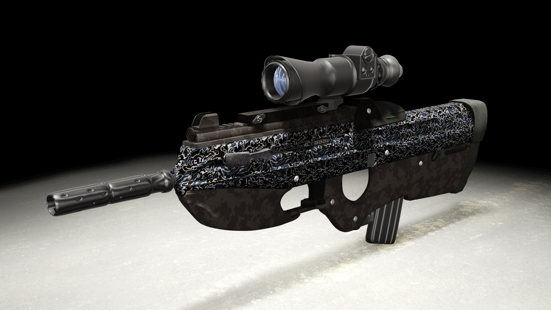 3D Fn Herstal F2000 Assault Rifle Model - TurboSquid 1156072
