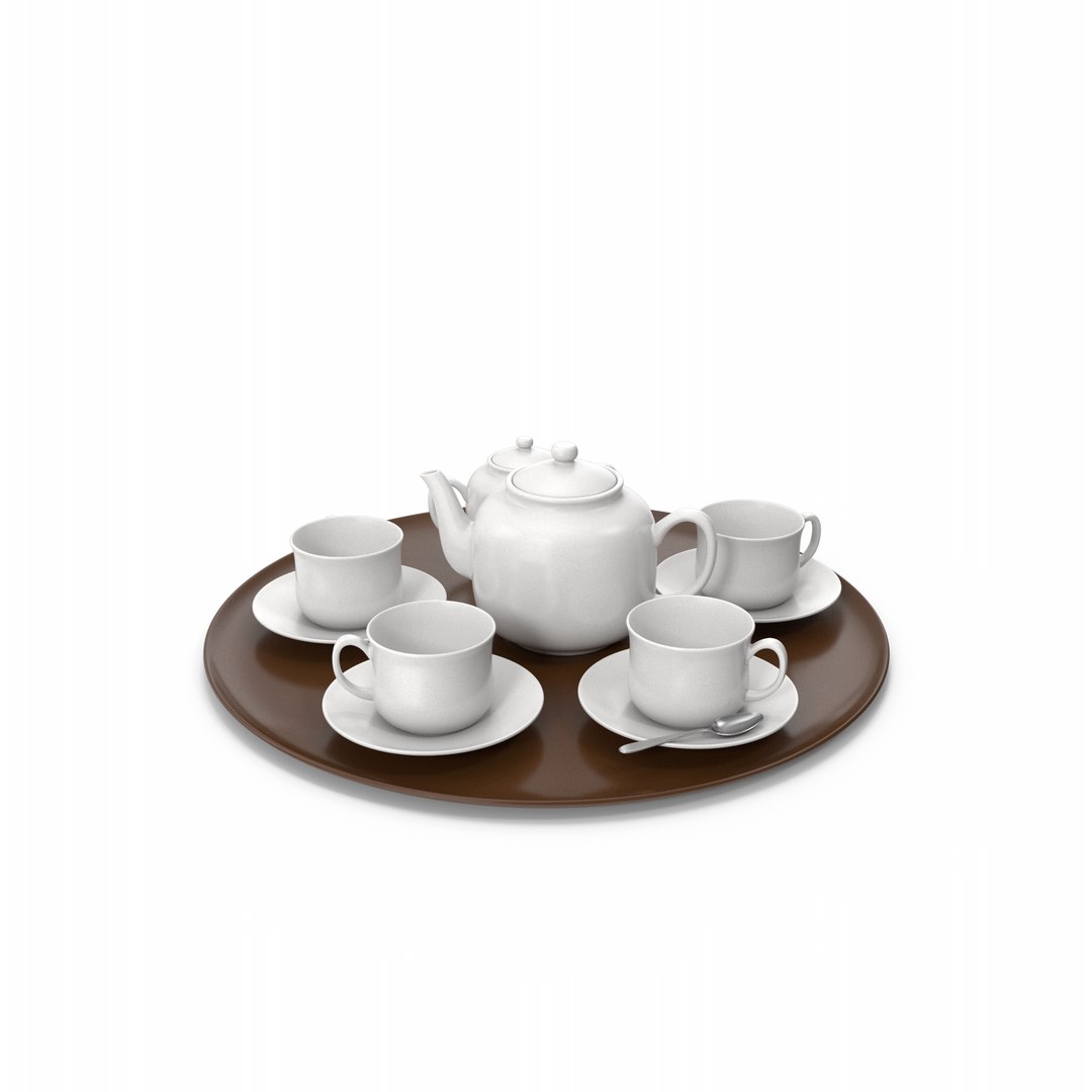 Tea Ceramic Set 3D Model - TurboSquid 2113786