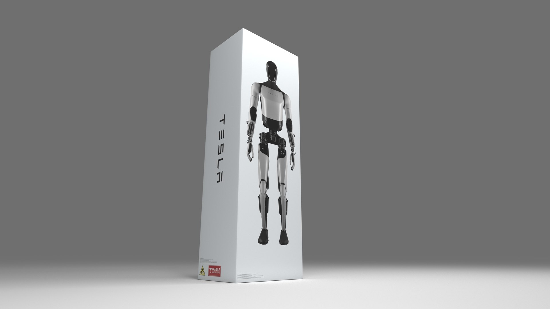 TESLA Humanoid Optimus Gen2 Robot Sealed BOX 3D Model - TurboSquid 2306152